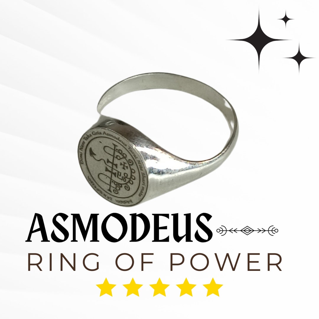 Occult Demon Ring of Asmodeus the King of Gamblers for Luck in Lottery ...