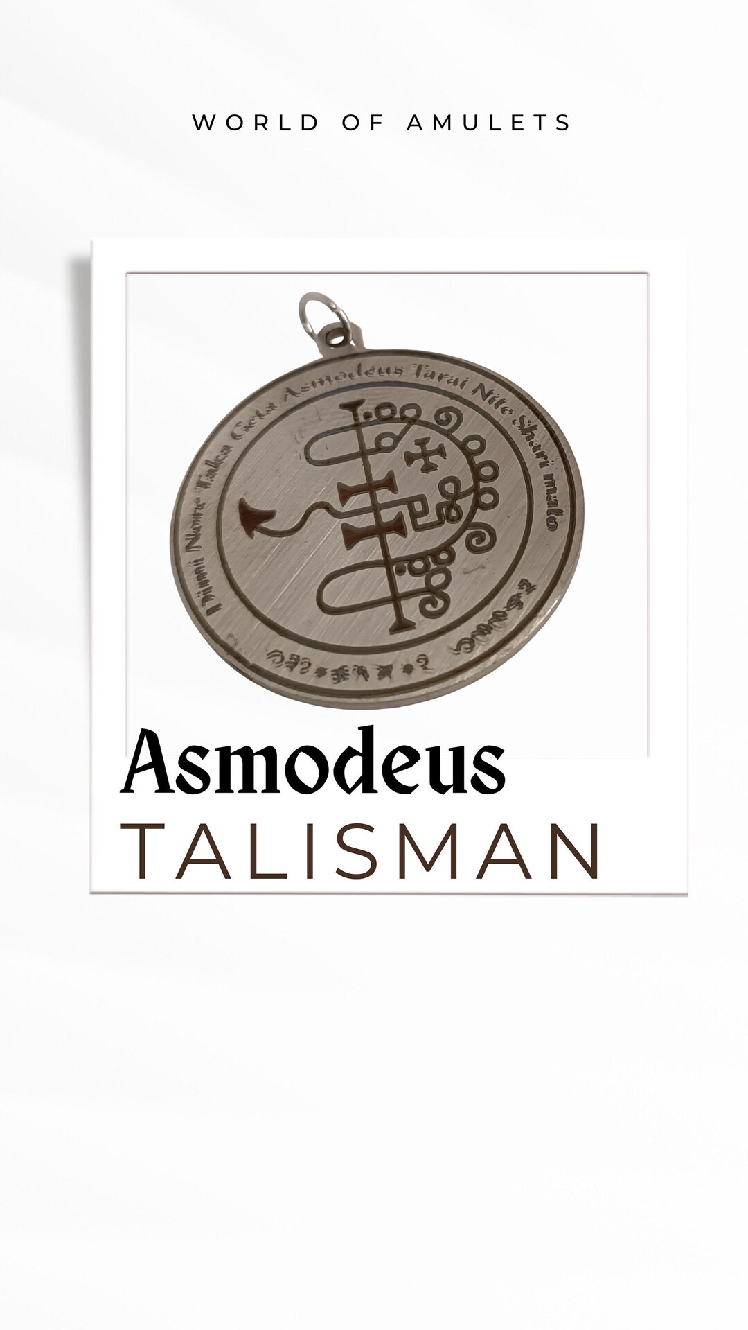 Asmodeus' Gamblers Demon Talisman: Enhance Your Luck - Etsy