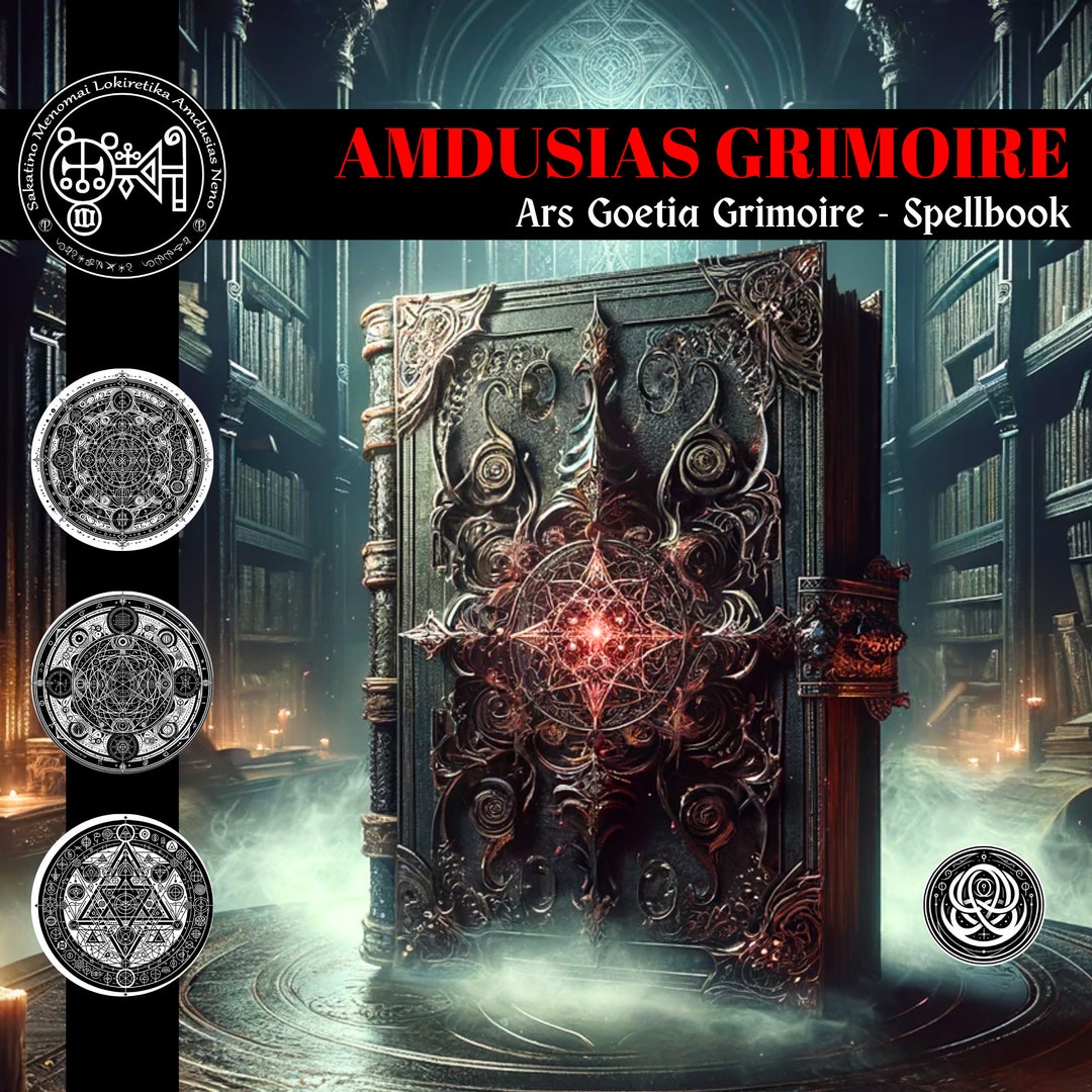 Spells and Rituals Grimoire of Demon AMDUSIAS Power Mantras to Connect ...