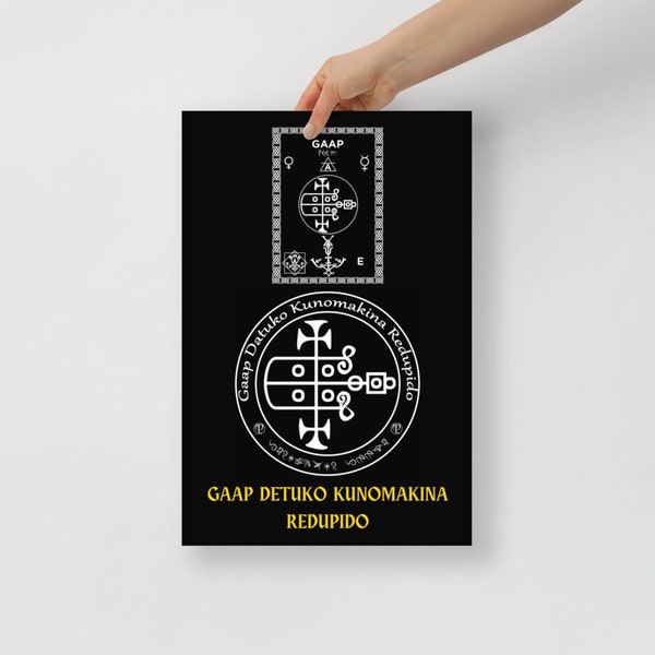 Gaap Sigil Amulet - Etsy