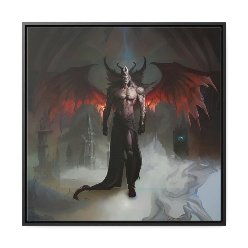 Painting of Azazel Azazel Wallpaper Azazel Poster Spiritual - Etsy