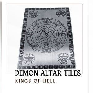 Altar Tile of Demon Dantalion With Sigil Magic & Activation, Altar Card ...
