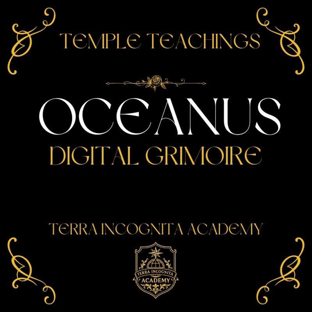 Greek God Oceanus Grimoire of Flow & Continuity | Obstruction Removal ...