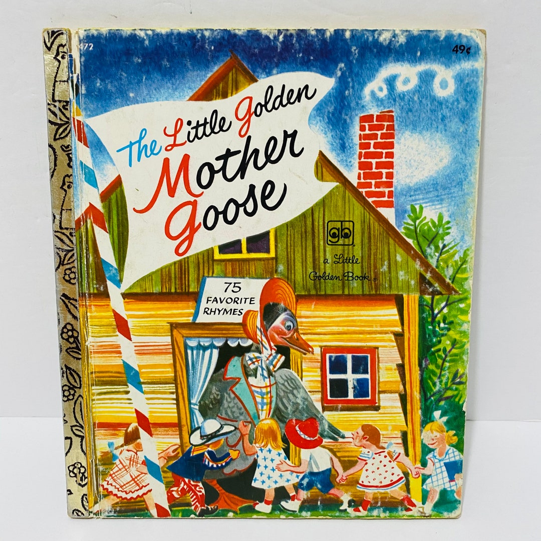 Vintage Mother Goose Little Golden Book 70s 80s Children’s Book ...