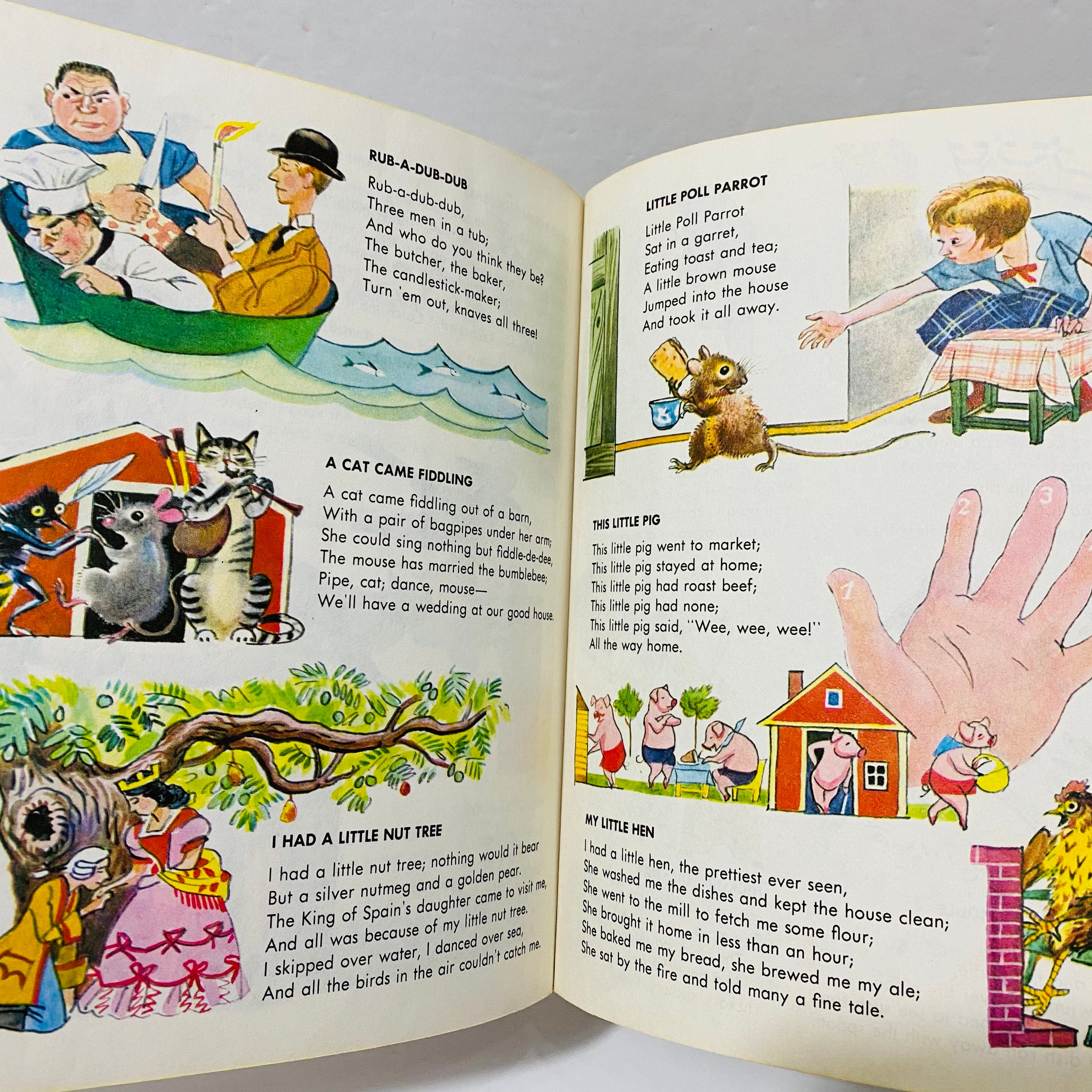 Vintage Mother Goose Little Golden Book 70s 80s Childrens | Etsy