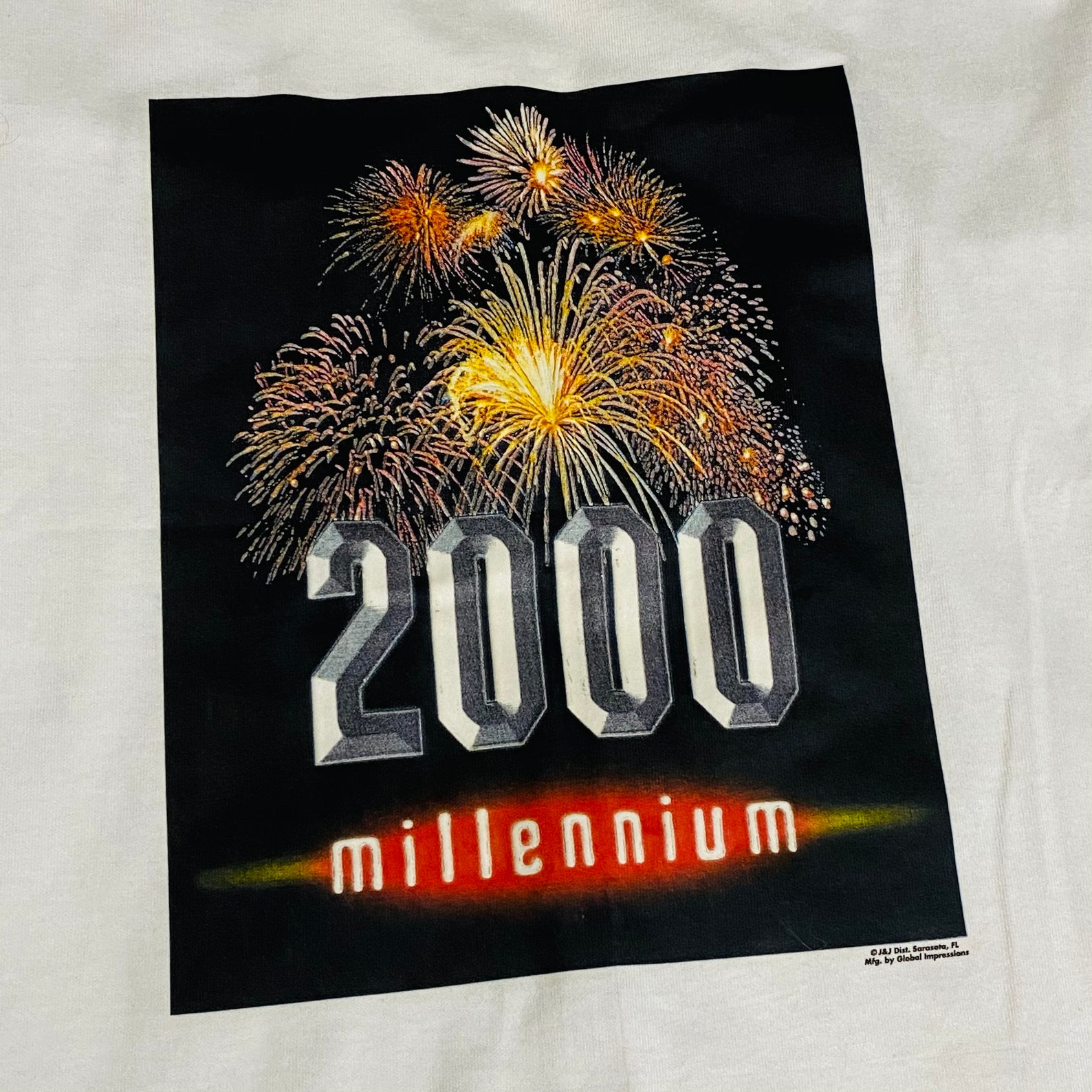 New Vintage Millennium Year 2000 Y2K Tshirt XL - Etsy