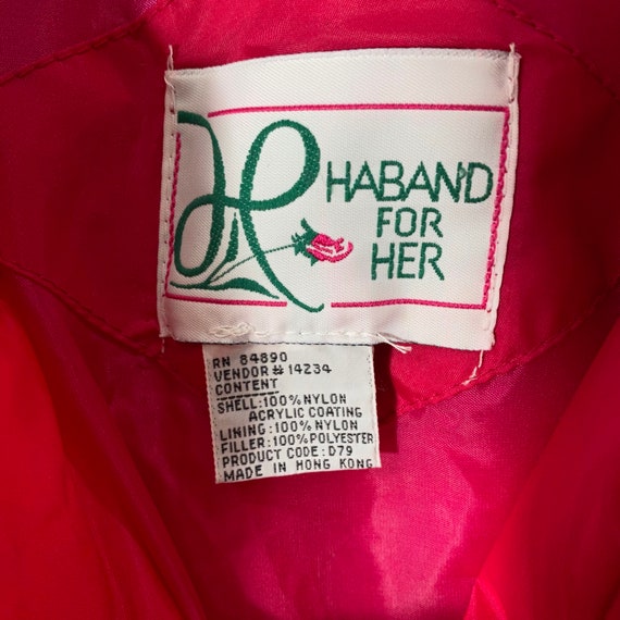 Vintage Haband for Her Nylon Puffer Coat size 12 Hot … - Gem