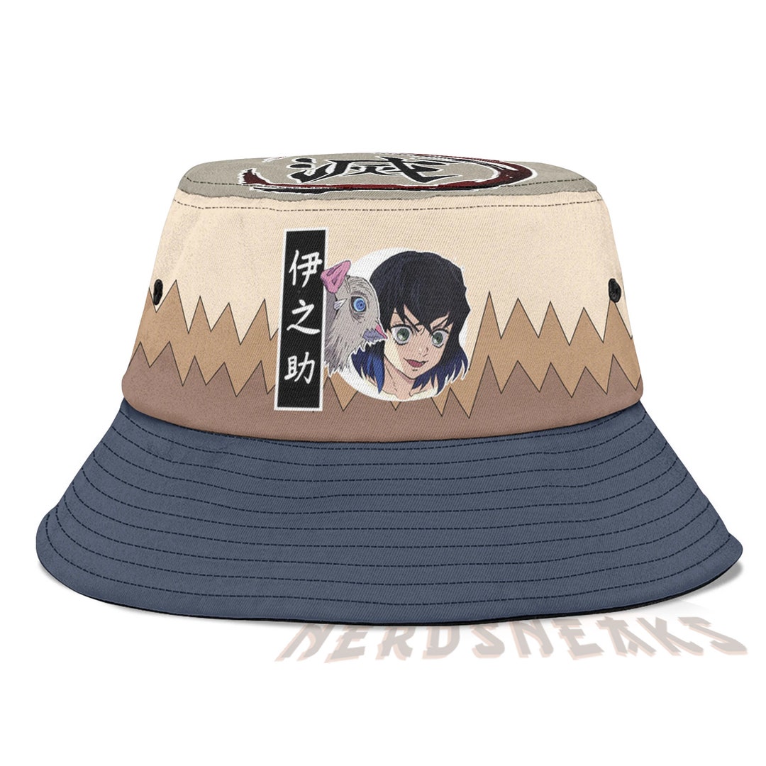 Inosuke Hashibira Demon Slayer Anime Bucket Hat - Etsy