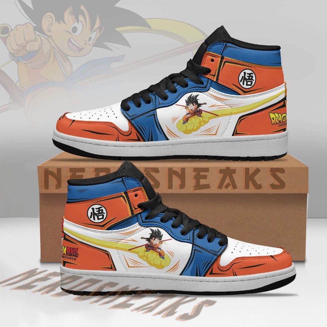 Goku Shoes Dragon Ball Z Shoes Nimbus Anime Boot Sneakers - Etsy