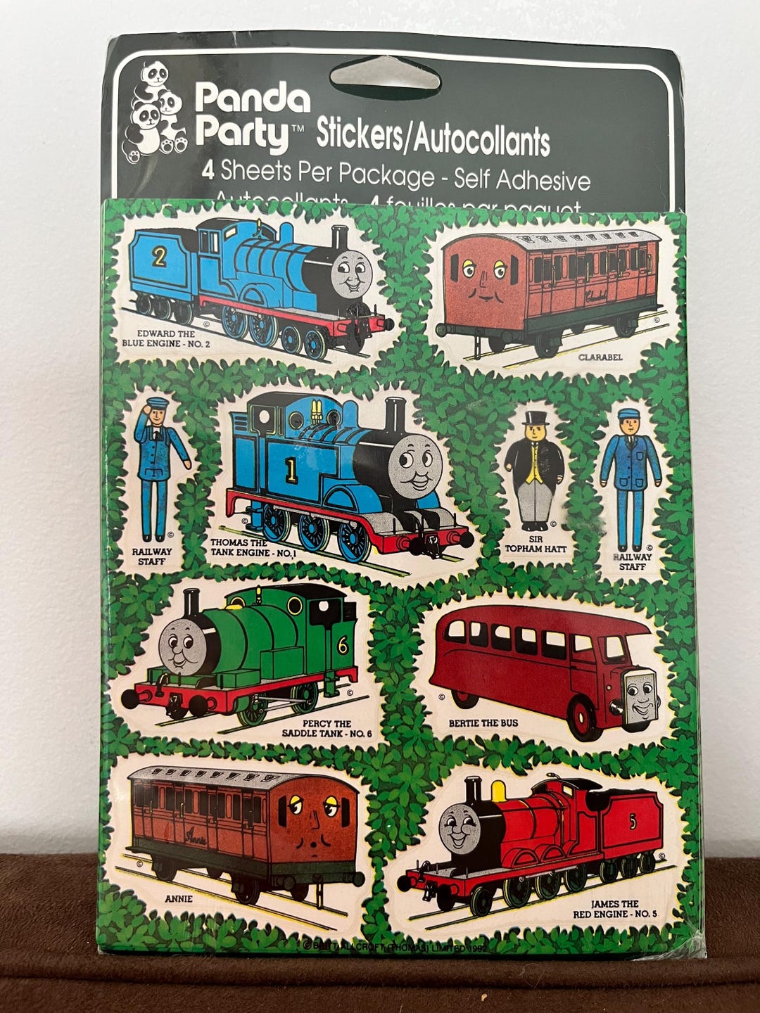 Panda Party Stickers Thomas the Tank Engine & Friends Train American ...