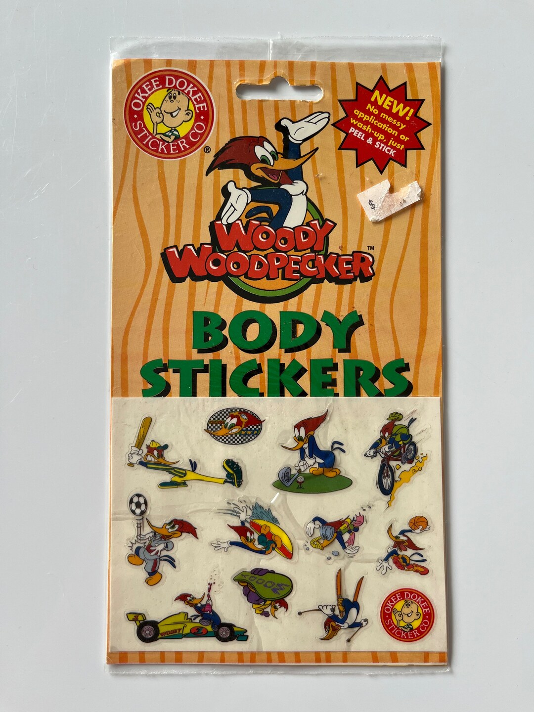 Woody Woodpecker Body Stickers Okee Dokee Sitcker Co. - Etsy