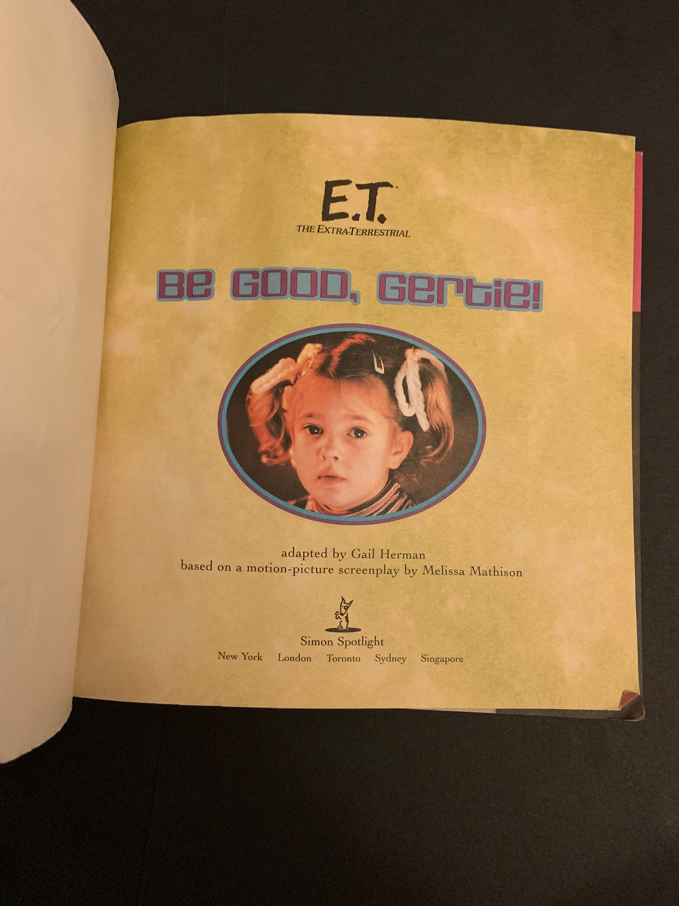 Be Good, Gertie!, E.T. the Extra Terrestrial by Gail Herman 2002 First ...