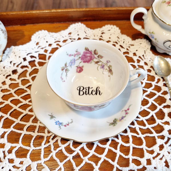 Insult Teacup - Etsy