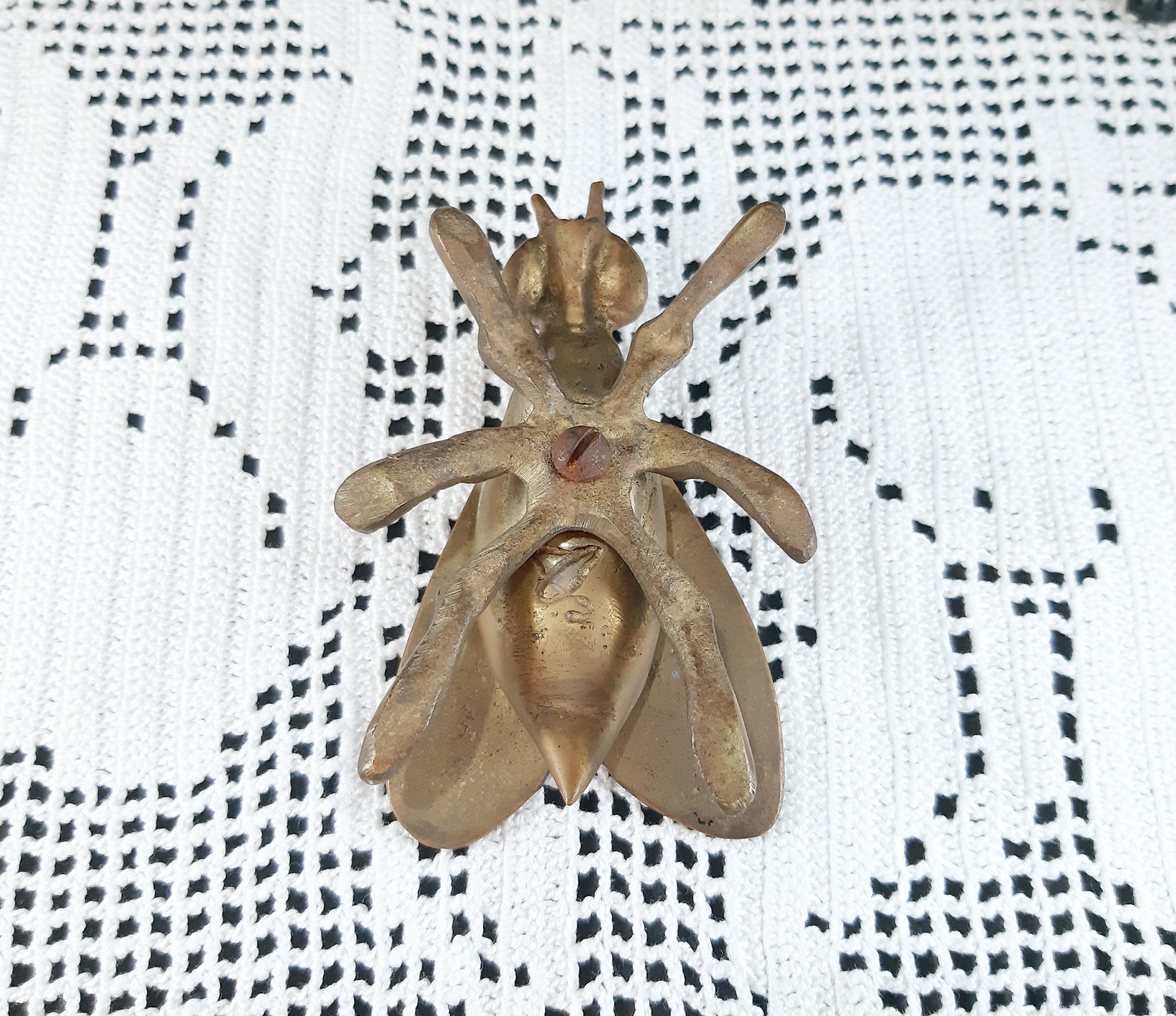 Small Vintage Ashtray Fly Insect Bug Brass - Etsy