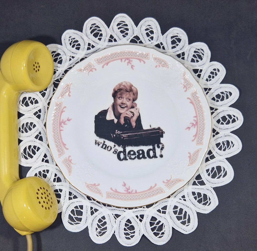 Angela Lansbury Murder She Wrote Vintage Side Plate - Etsy
