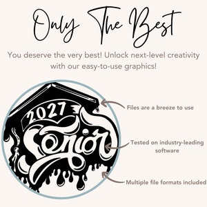 Senior 2027 Svg, Class of 2027 Svg, High School Graduation Cut File ...