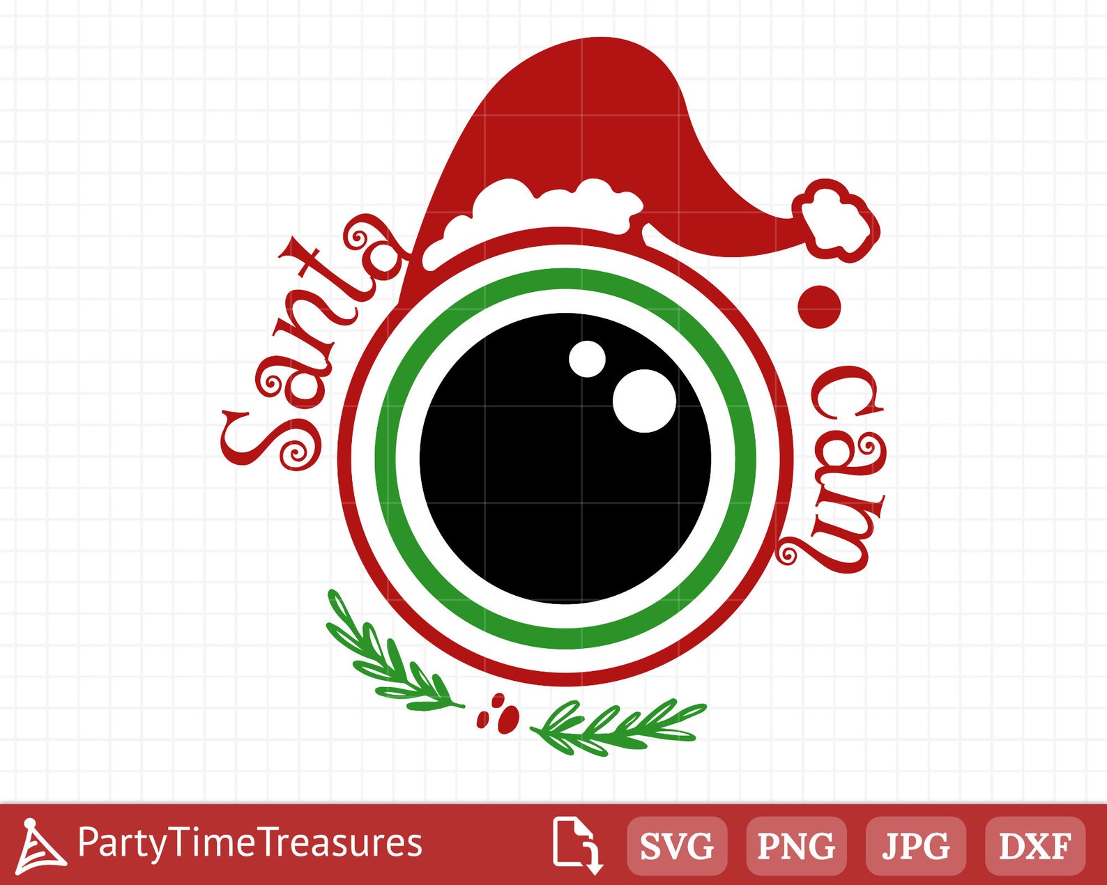 Santa Cam Svg, Santa Camera, Png, Jpg, Dxf, Commercial Use - PT1232 - Etsy