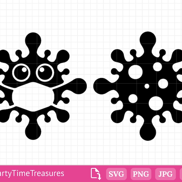 Virus Svg - Etsy
