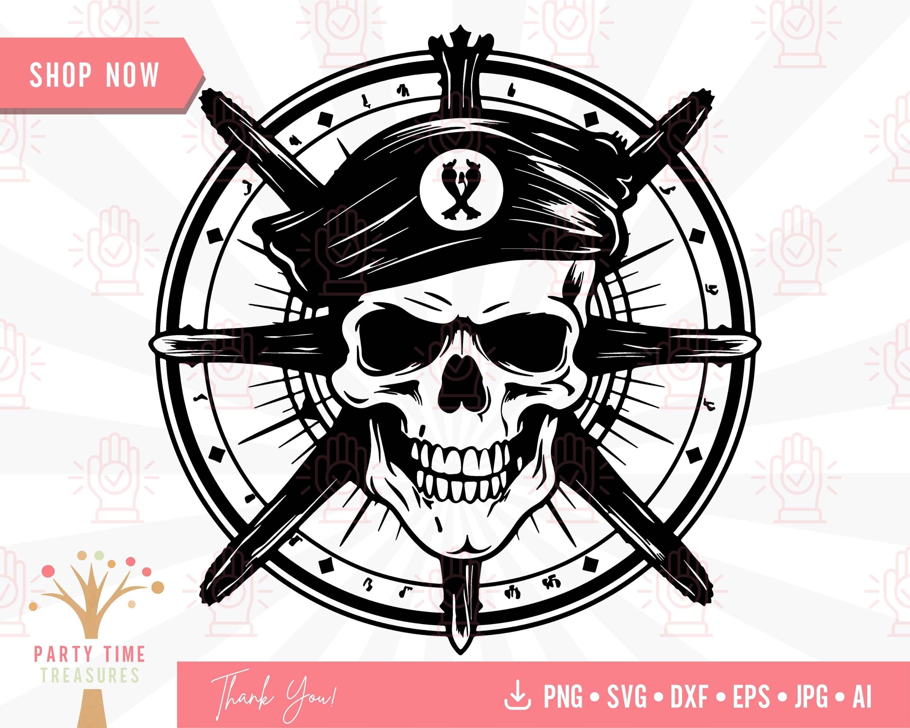 Pirate Compass Clip Art