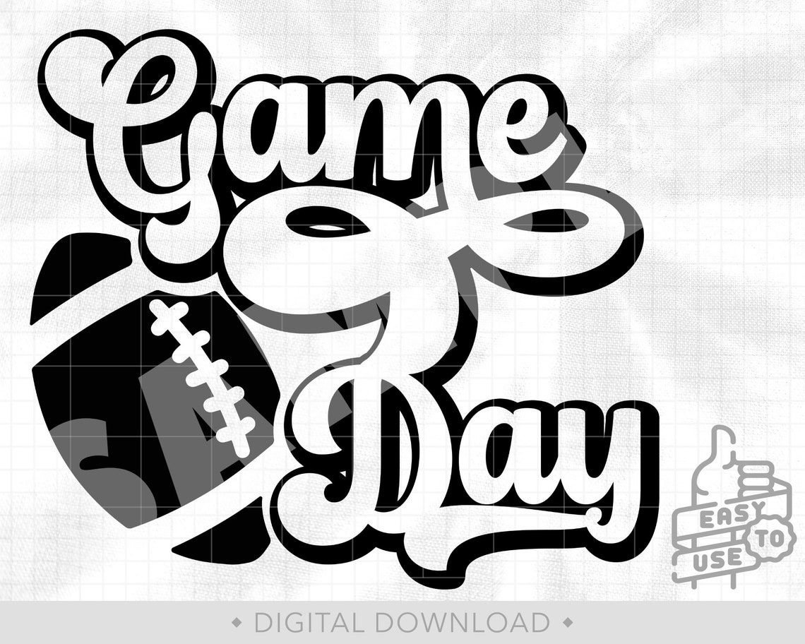 Game Day Football Svg Game Day Svg Football Shirt Svg Game - Etsy