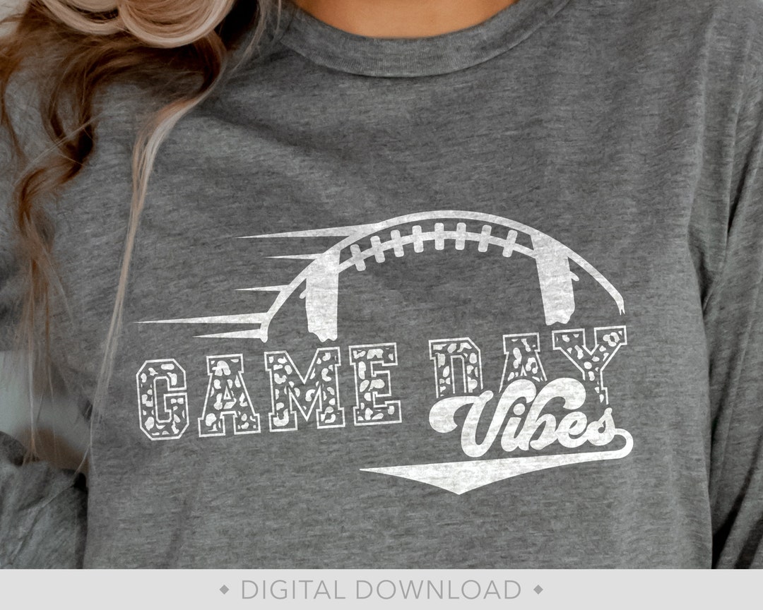 Game Day Svg, Game Day Vibes Svg, Football Svg, Football Shirt Svg ...