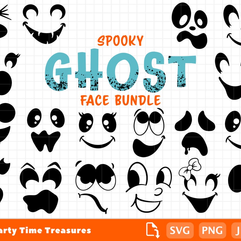 Ghost Face Mask - Etsy