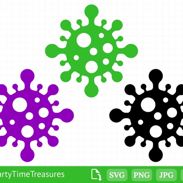 Virus Svg - Etsy UK