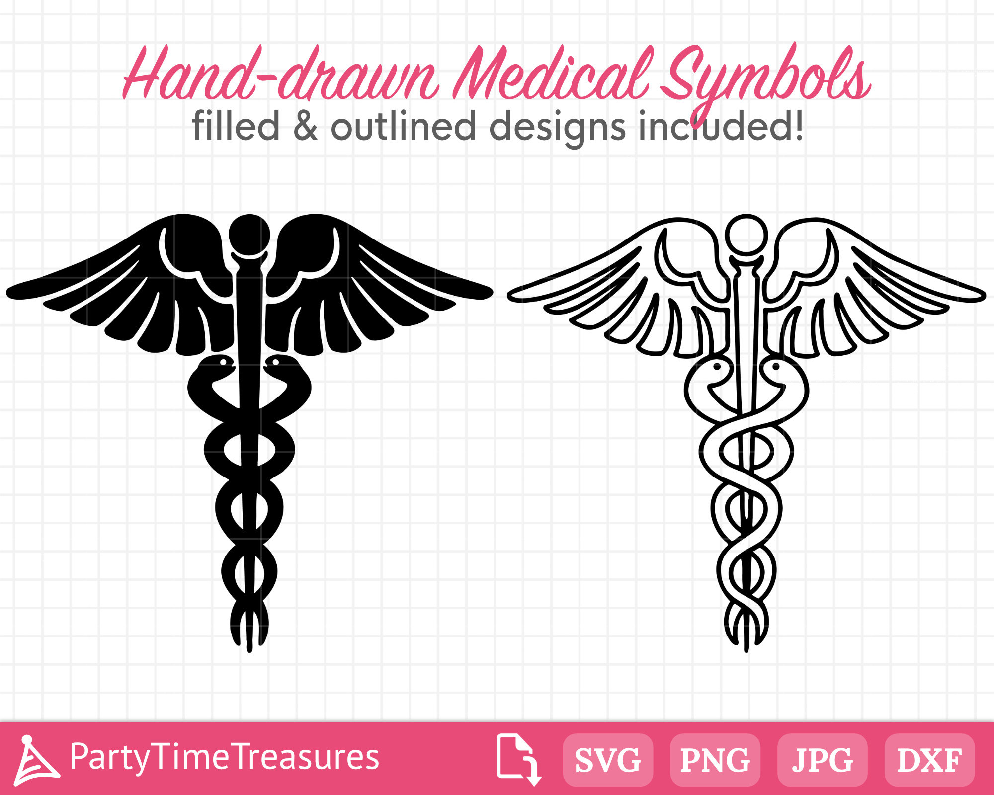 Medical Symbol SVG Nurse Svg Caduceus Svg Medical Logo Svg | Etsy