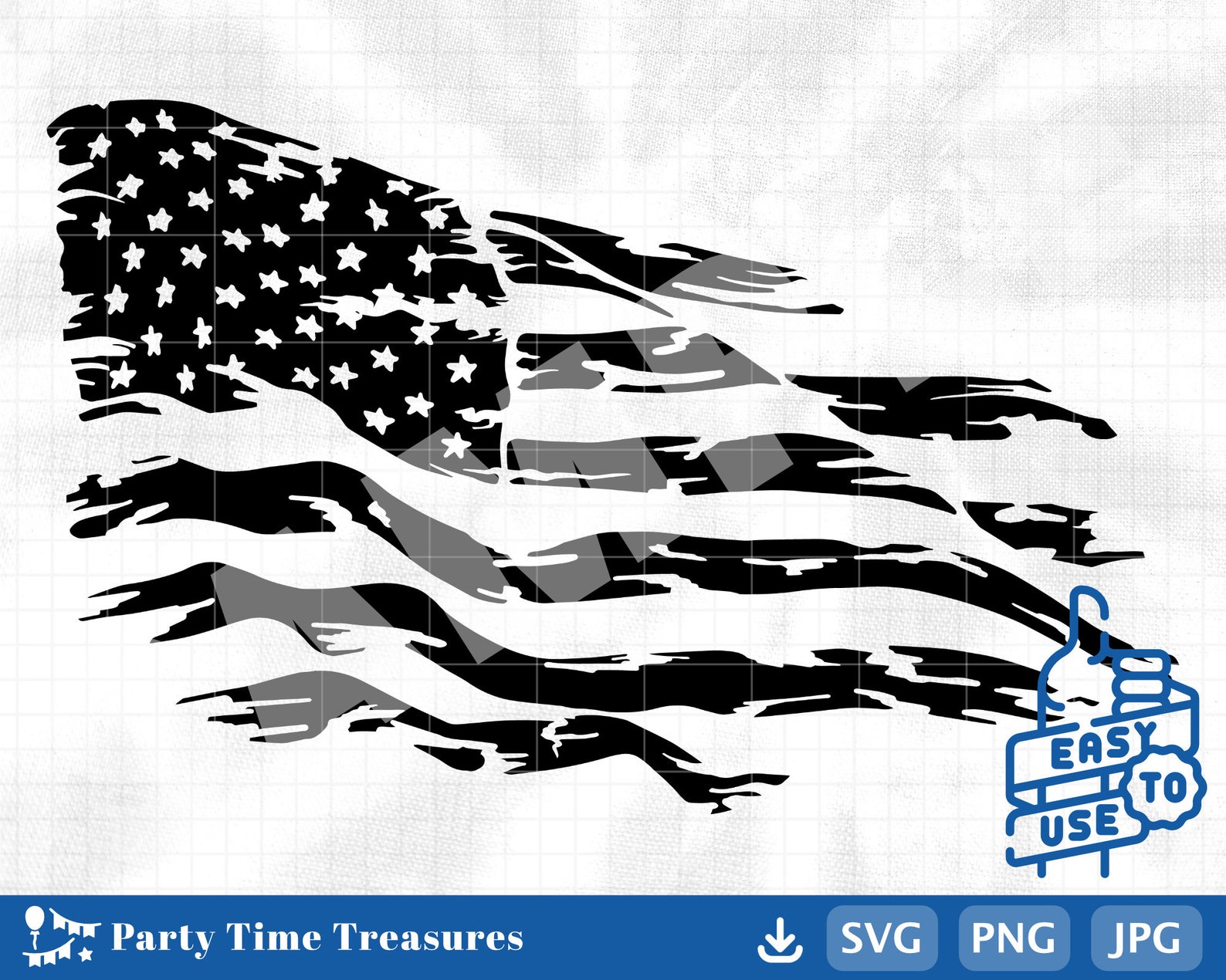 Distressed American Flag Svg USA Flag Svg Patriotic Svg 4th | Etsy