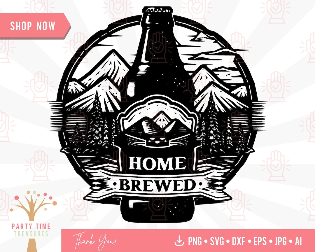 Craft Beer Svg, Beer Bottle Clipart , Homebrew Png, Alcohol Cut Files ...