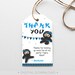 Ninja Birthday Thank You Tags, Editable Thank You Tags for Ninja ...