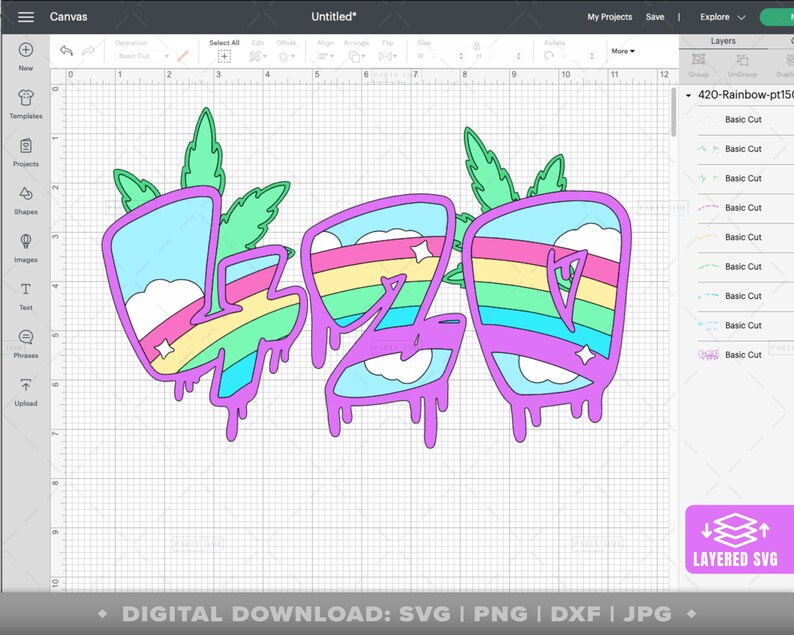 Cute 420 SVG Stoner Girl Cannabis Marijuana Weed Leaf Leaves - Etsy