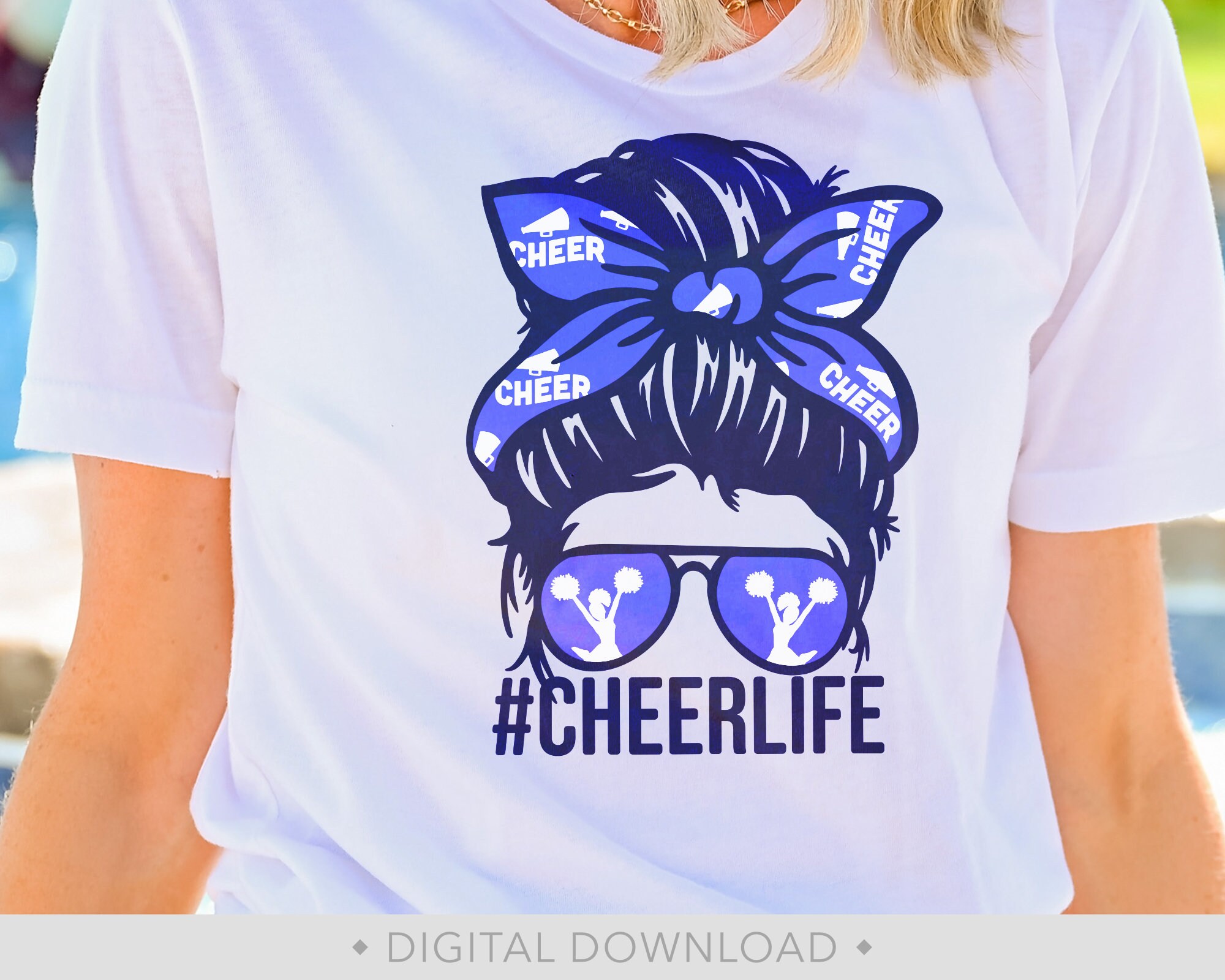 Prints Art & Collectibles Digital Prints Cheer Go Team Shirt Hand Drawn ...