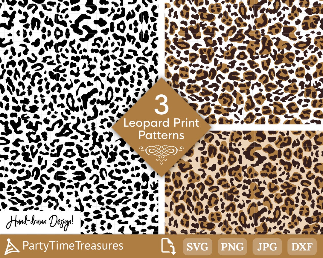 Leopard Print Svg, Leopard Spots Svg, Layered Animal Print SVG Files ...