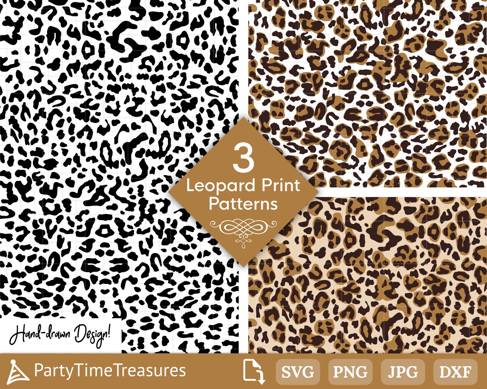 Leopard Print Svg Leopard Spots Svg Layered Animal Print SVG - Etsy
