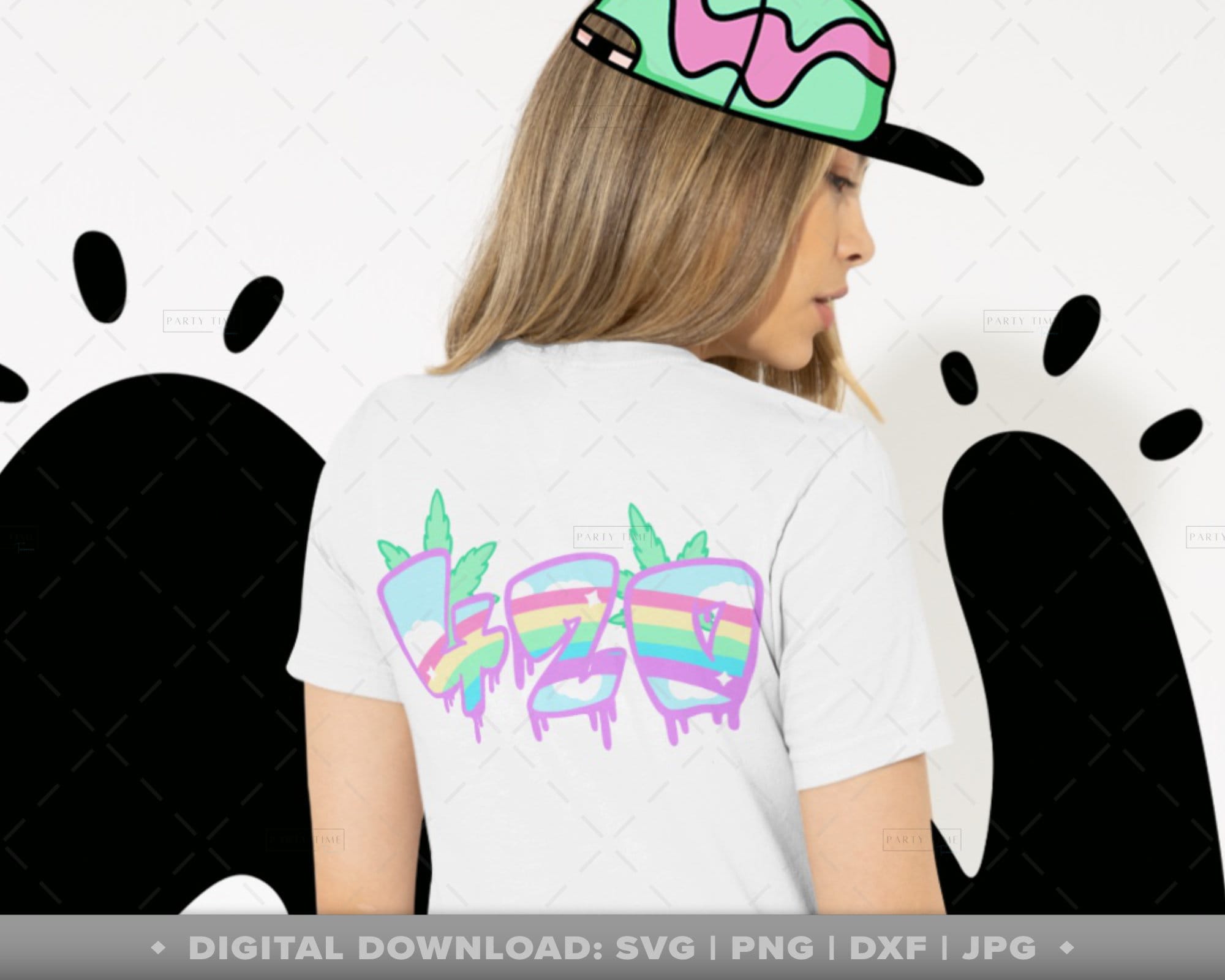 Cute 420 SVG Stoner Girl Cannabis Marijuana Weed Leaf Leaves - Etsy