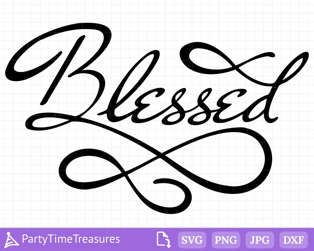 Blessed Svg, Inspirational Svg, Christian Svg, Thanksgiving Svg ...