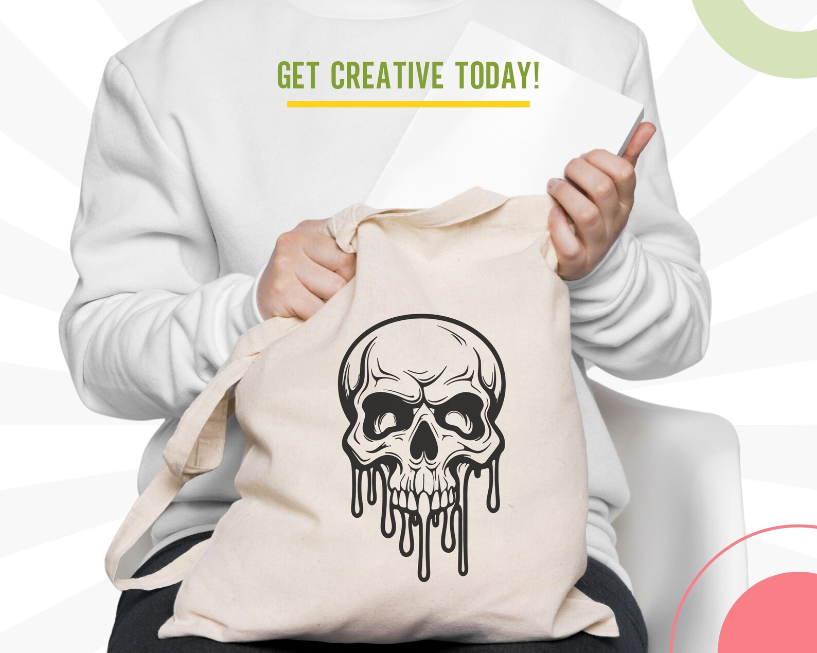Melting Skull Svg, Dripping Spooky Cutfiles, Gothic Skull Cutting File ...