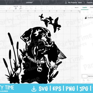 Duck Hunting SVG Labrador Hunting Dog Sublimation Clipart - Etsy