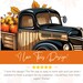 Pumpkin Harvest Truck PNG Clipart, Thanksgiving Truck Sublimation ...