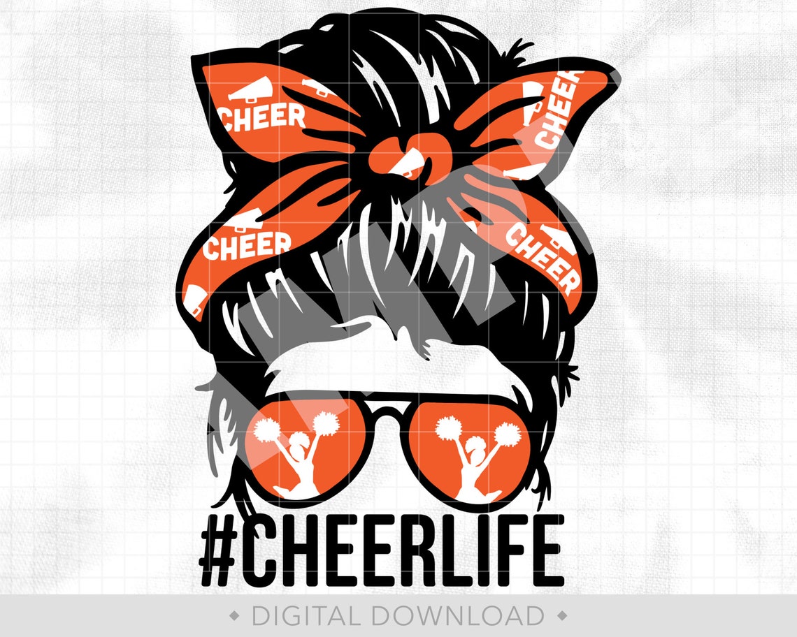 Cheer Life Svg, Cheerleader Svg, Cheer Shirt Clipart, Png - PT1363 - Etsy