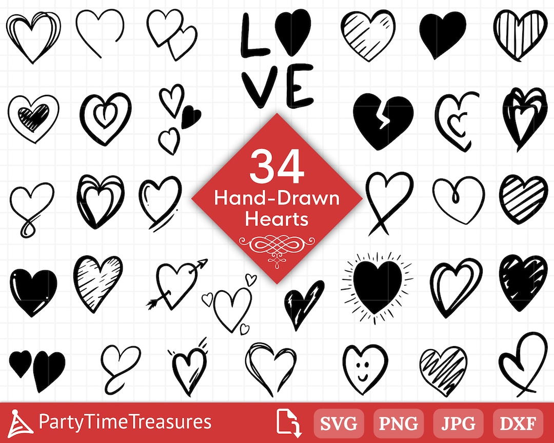 Heart Svg, Love Svg, Valentine Svg, Hearts Svg, Valentines Day Svg, Png ...