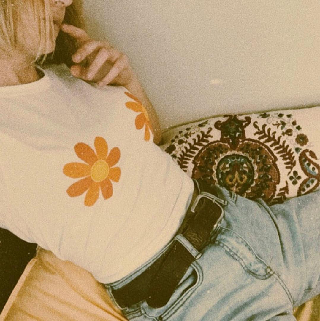 Flower Power Shirt Women 70s Shirt Hippie Shirt Boho - Etsy
