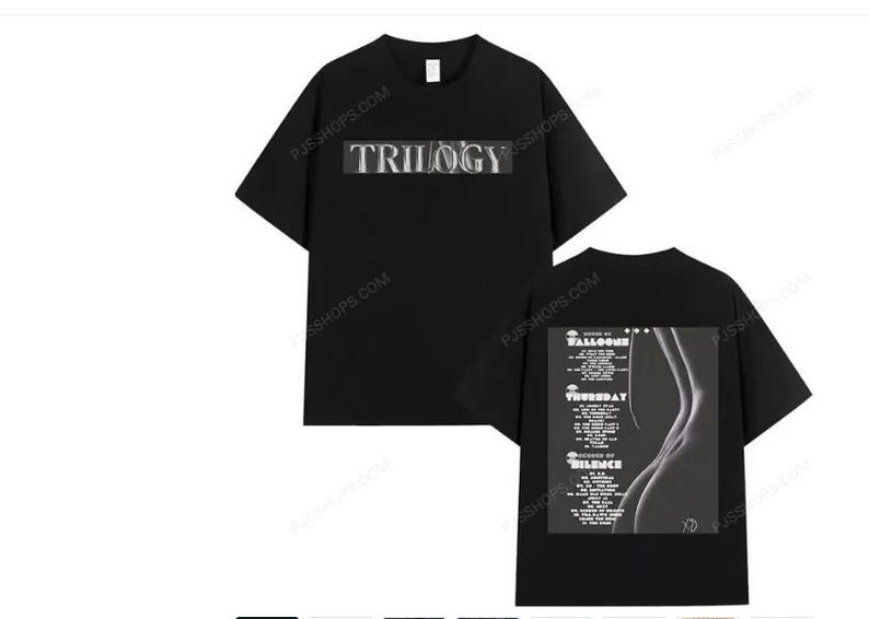 Rapper the Weeknd Trilogy Tour 2025 Album Art XO T Shirt Men's Retro ...