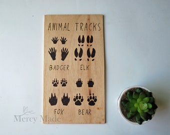 Animal tracks | Etsy