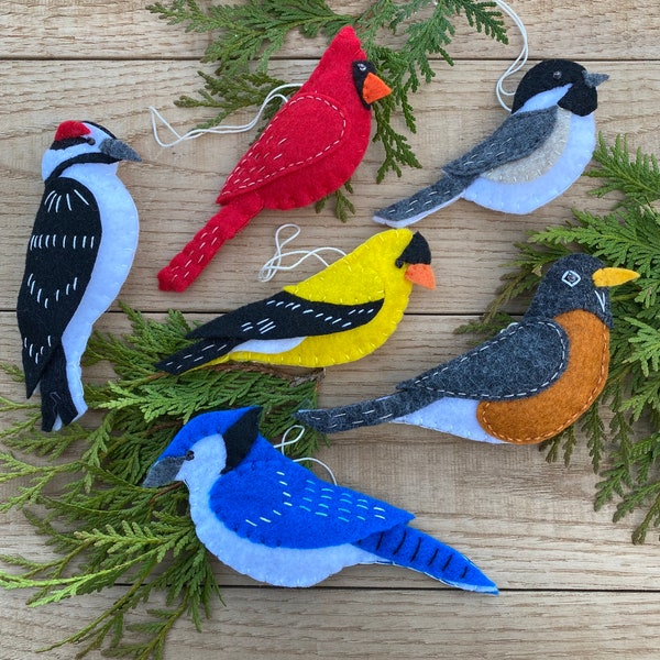 Felt Birds - Etsy