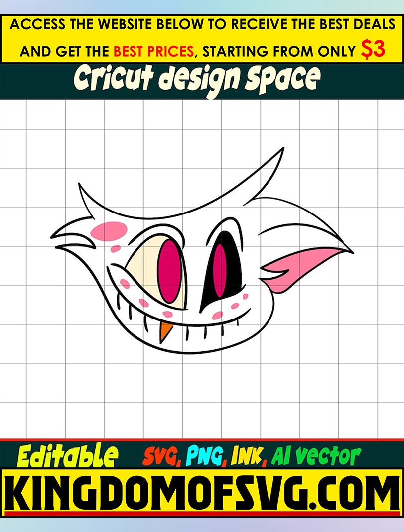 Editable Angel Dust Hazbin Hotel Head,alastor Sticker,loona ,lucifer ...