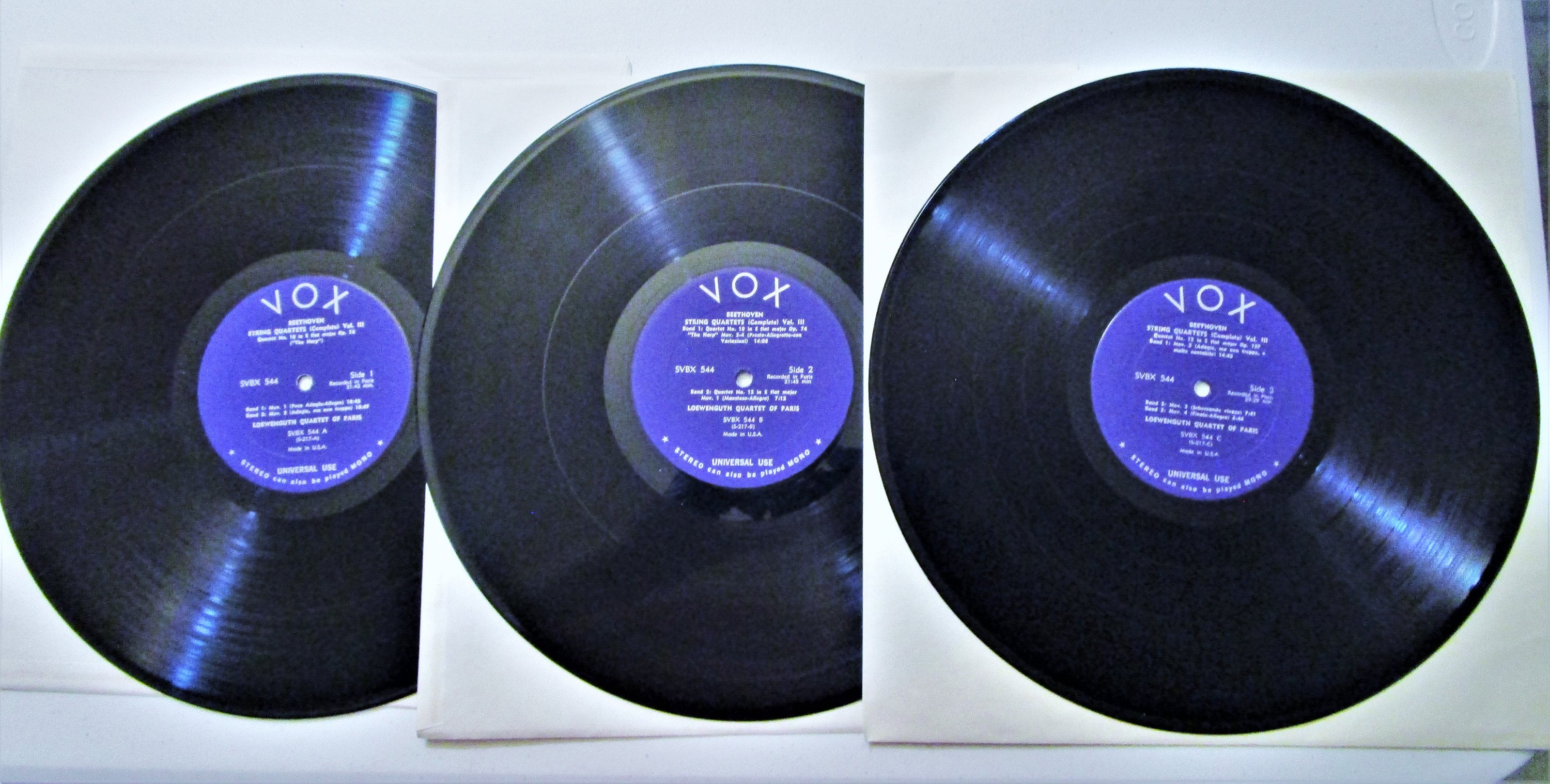 15 Vintage 33 RPM 12 Vinyl Records From Jazz Guitar, Classical, Opera ...