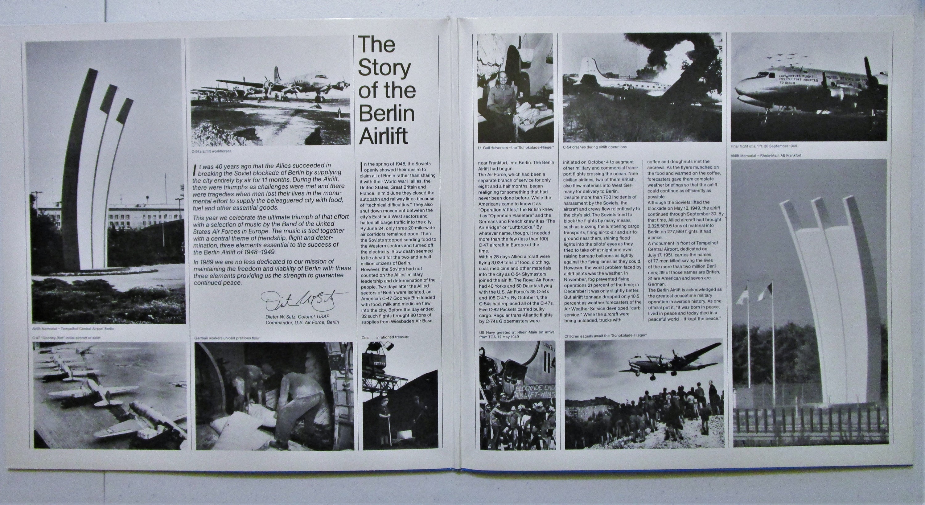 Vintage Historical WWII Bridge of Freedom Berlin Airlift 40th - Etsy