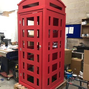 Wooden Telephone Box Prop, Audio Guestbook Phone Box, Selfie Booth ...